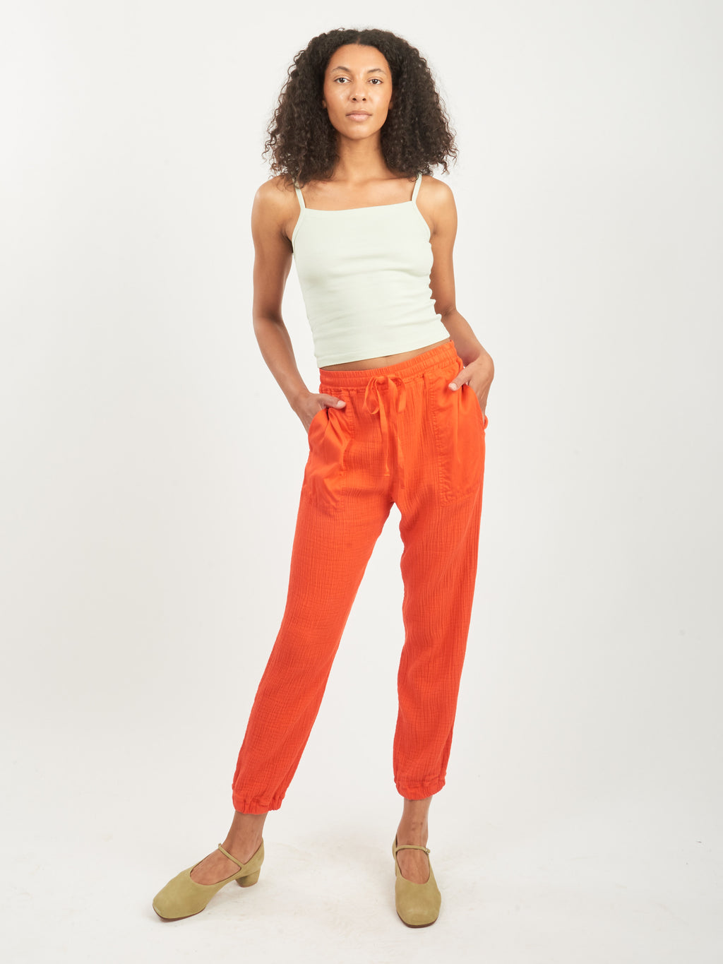 Gil Rodriguez - White Sage Lapointe Tank – Frances May