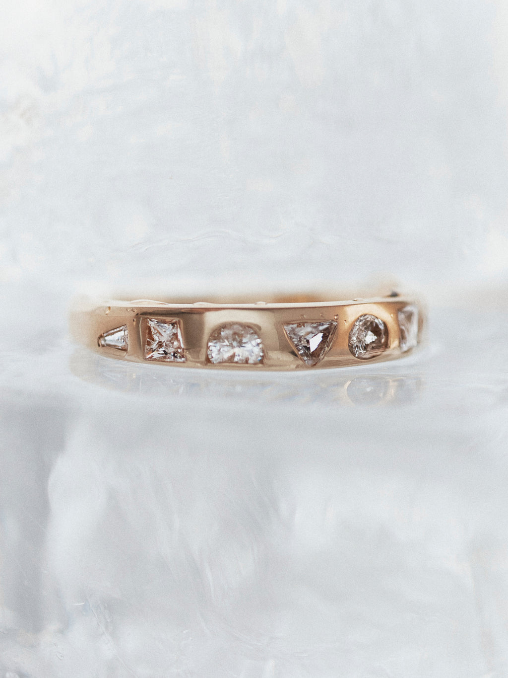 ZANNI - White Diamonds Gold Debris Band – Frances May