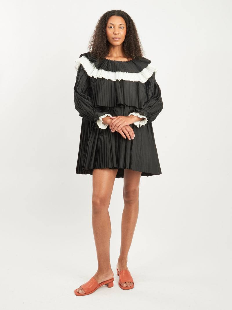 Bode - White/Black Brunch Dress – Frances May