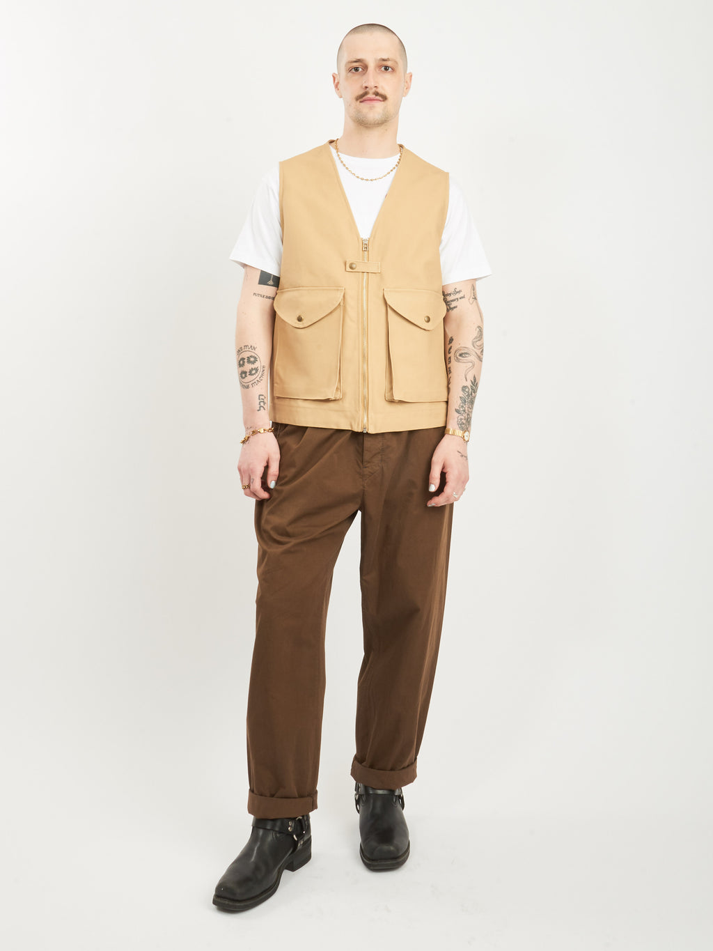 Dehen 1920 - Alvord Khaki Cargo Vest – Frances May