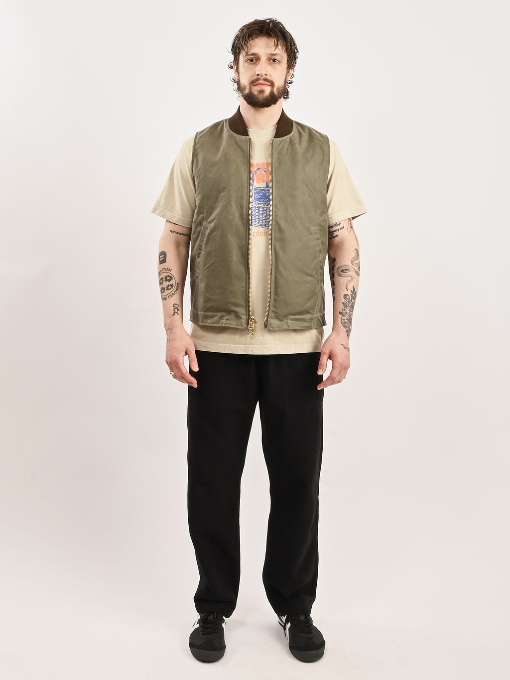 Dehen 1920 - Light Moss EverWax Flight Vest – Frances May
