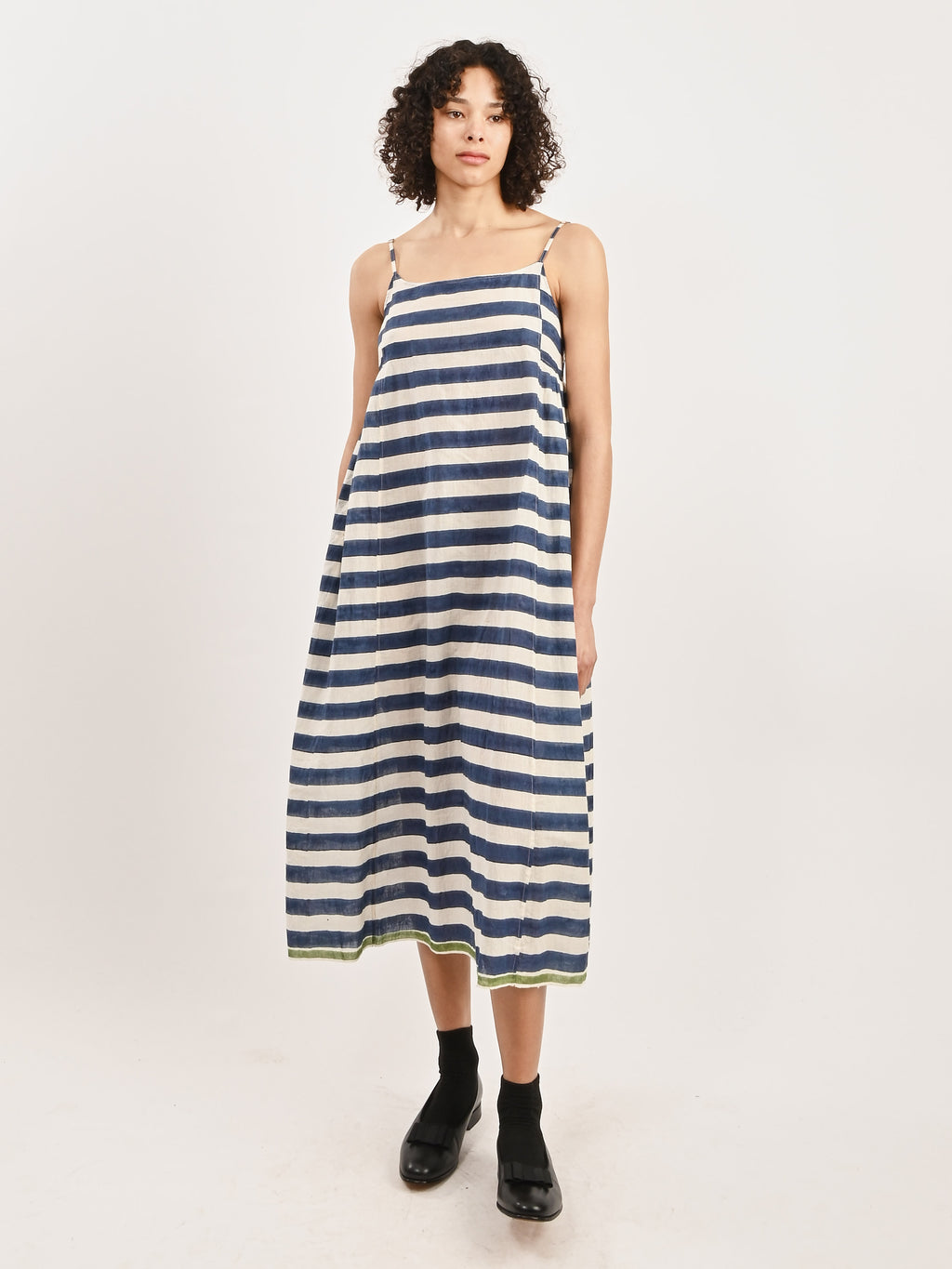Injiri - Blue/White Stripe Slip Dress – Frances May