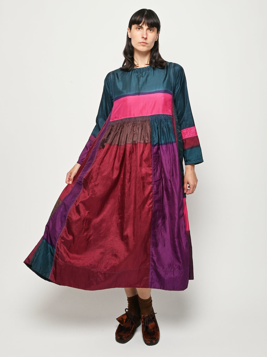 Injiri - Multi Silk Dress – Frances May