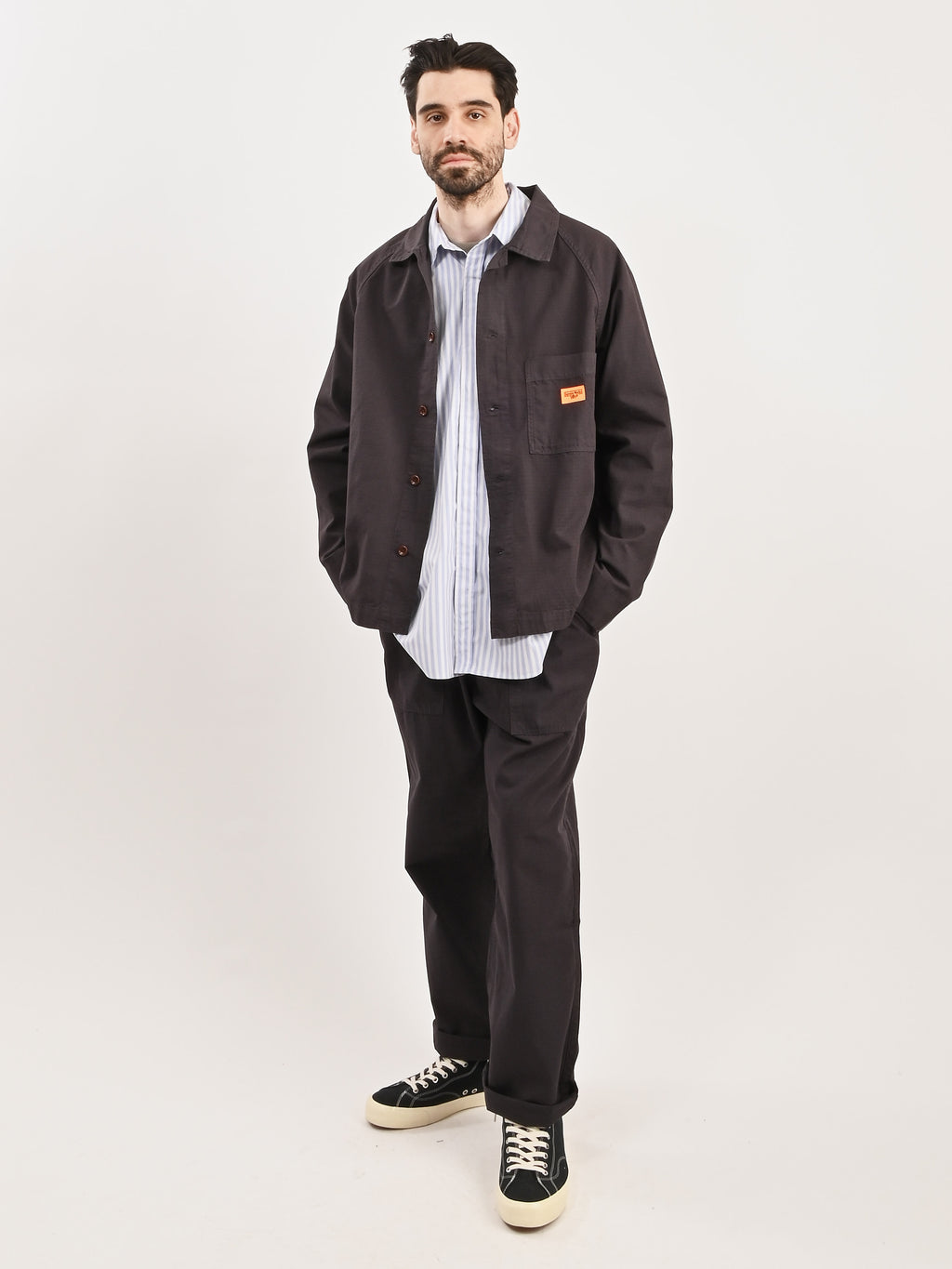 Service Works - Washed Black Ripstop FOH Jacket – Frances May