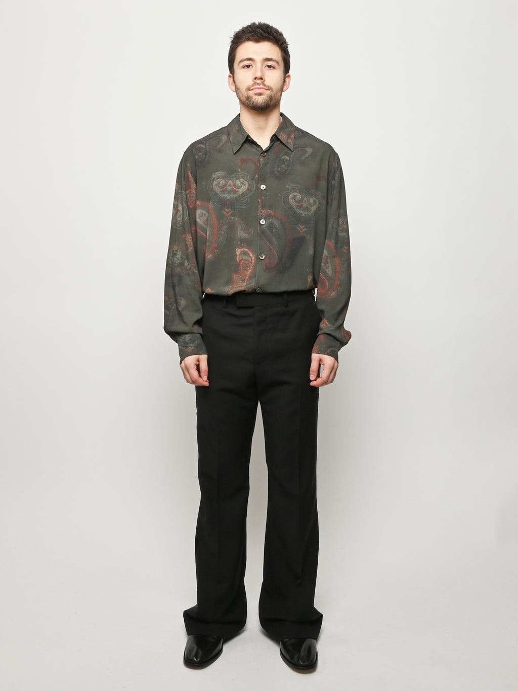 Wales Bonner - Black/Brown Alto Trouser – Frances May
